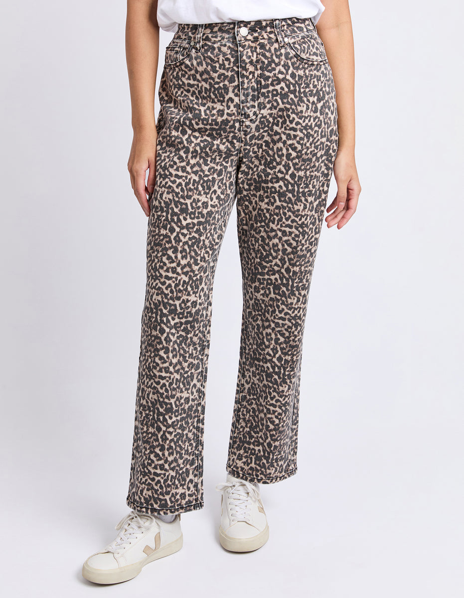 Leopard Denim Jean Leopard Print – Foxwood Clothing