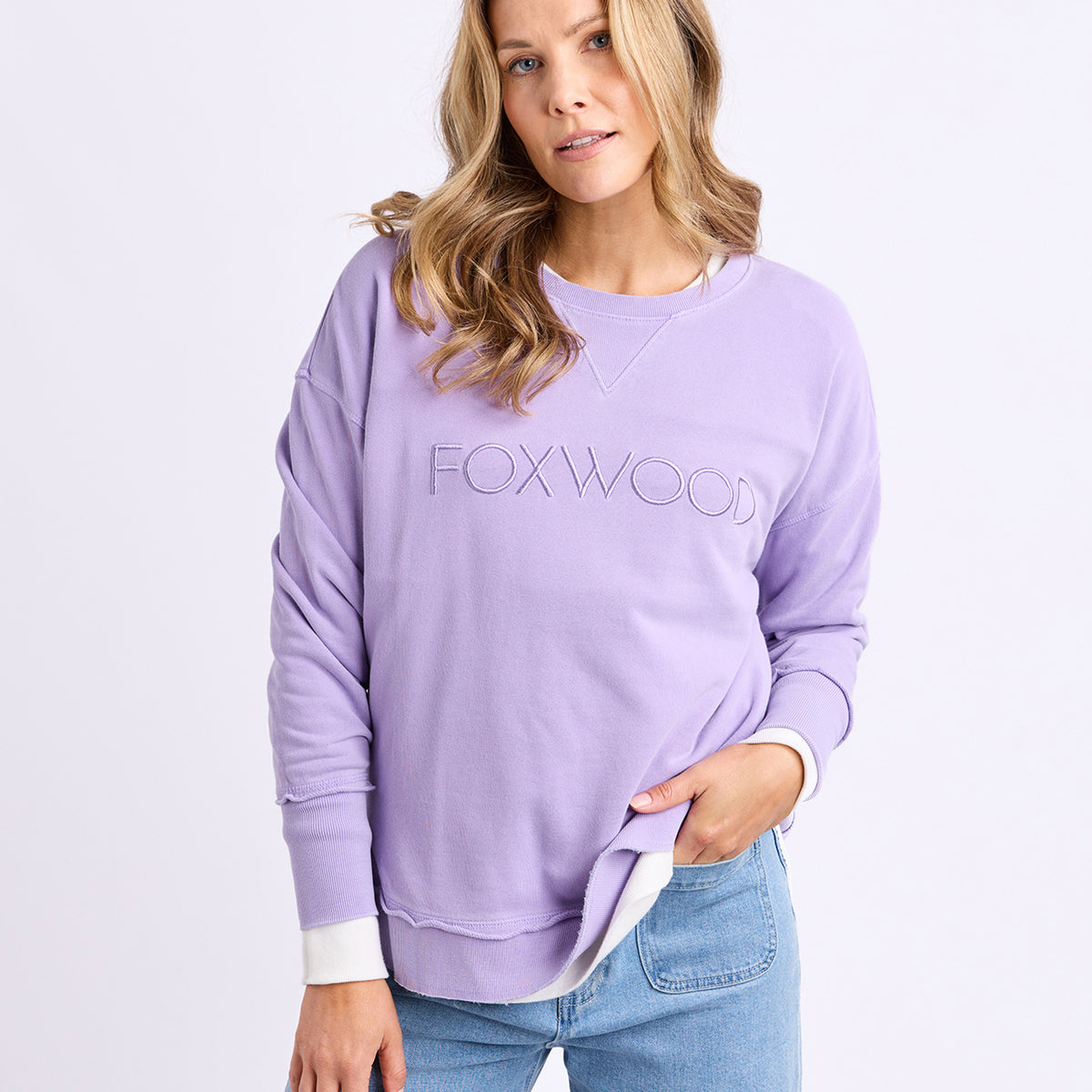 Simplified Crew Lavender – Foxwood Clothing