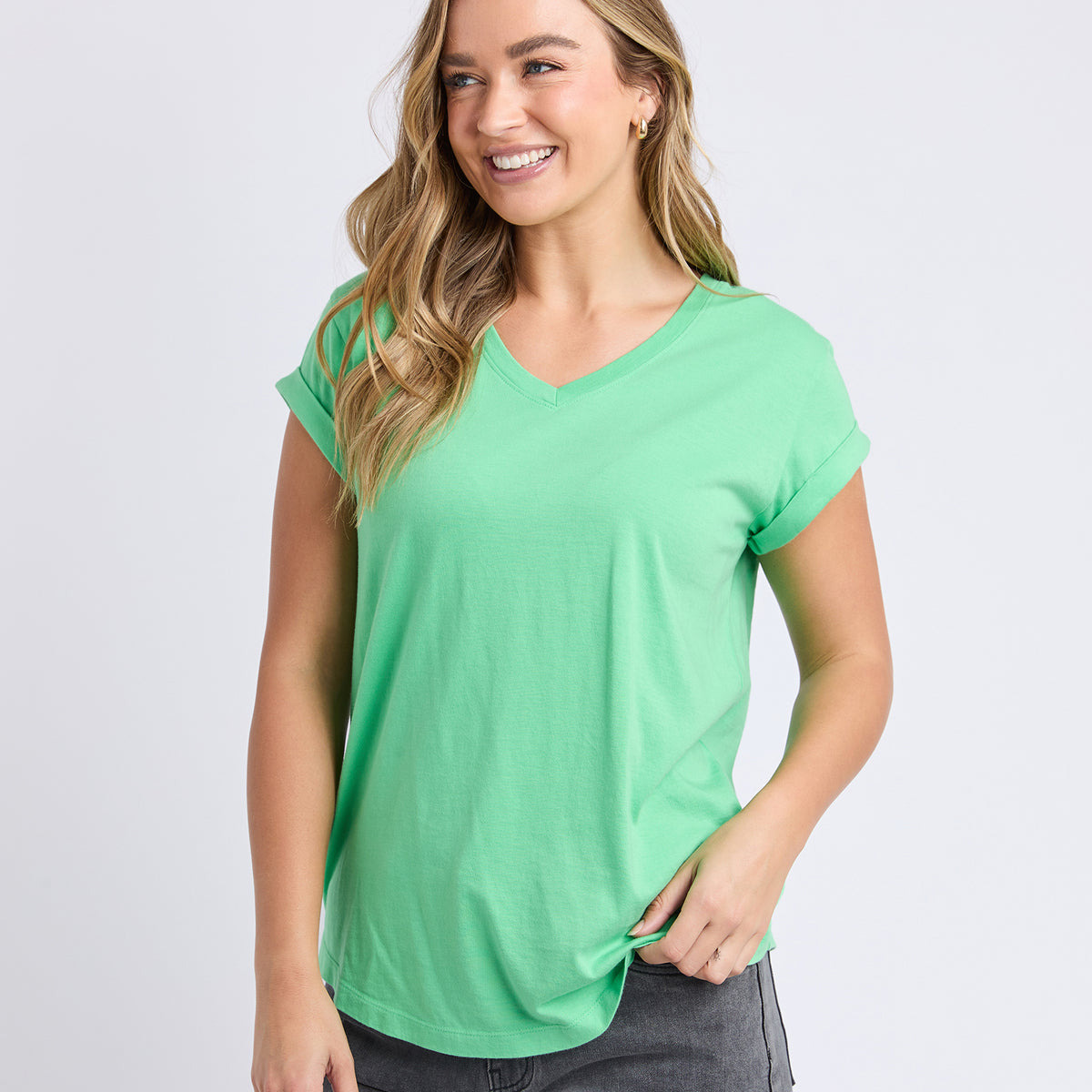 Manly Vee Tee Irish Green – Foxwood Clothing