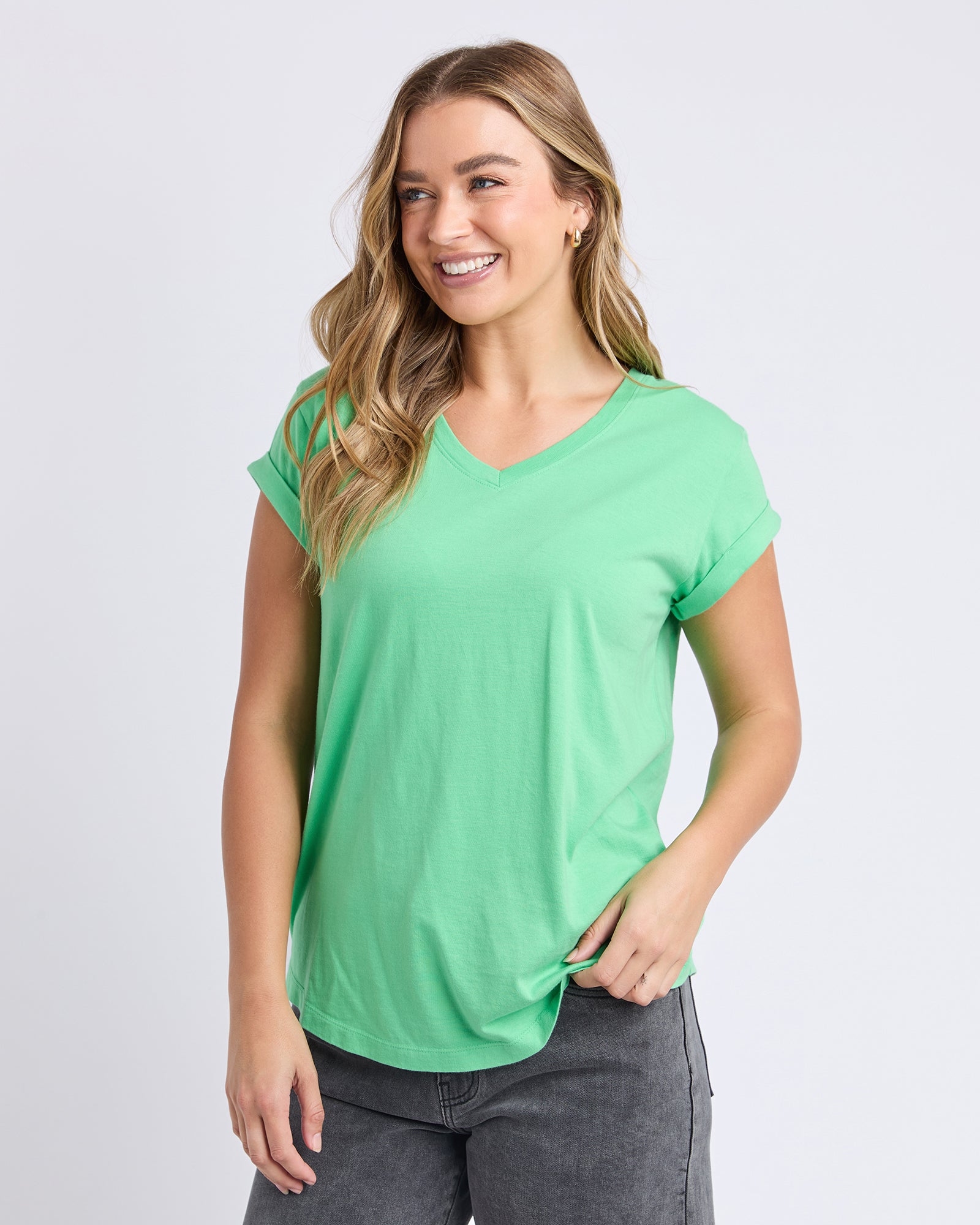 Manly Vee Tee Irish Green – Foxwood Clothing