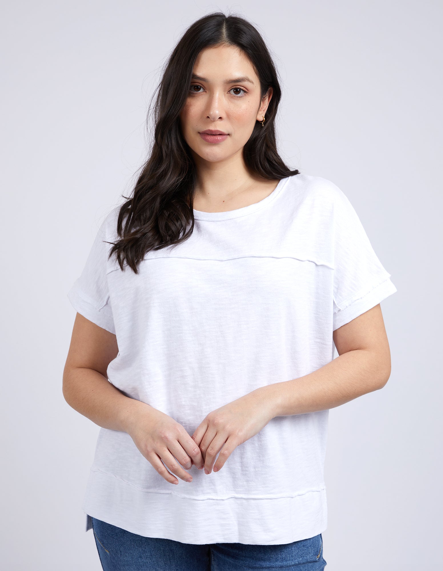 Allison Tee White – Foxwood Clothing