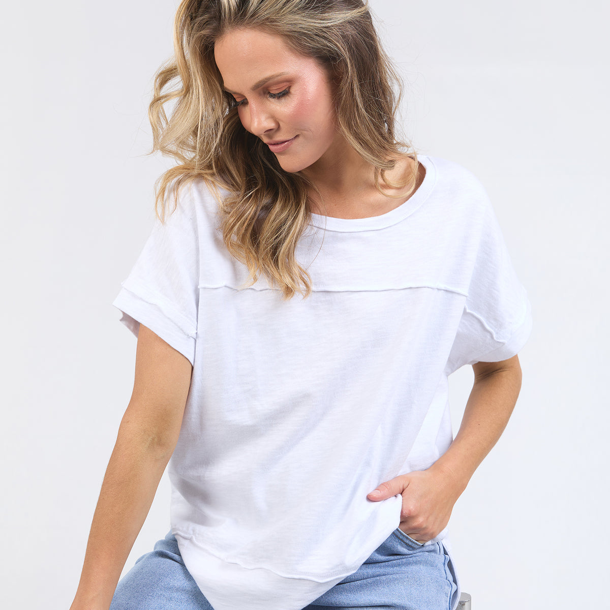 Allison Tee White – Foxwood Clothing