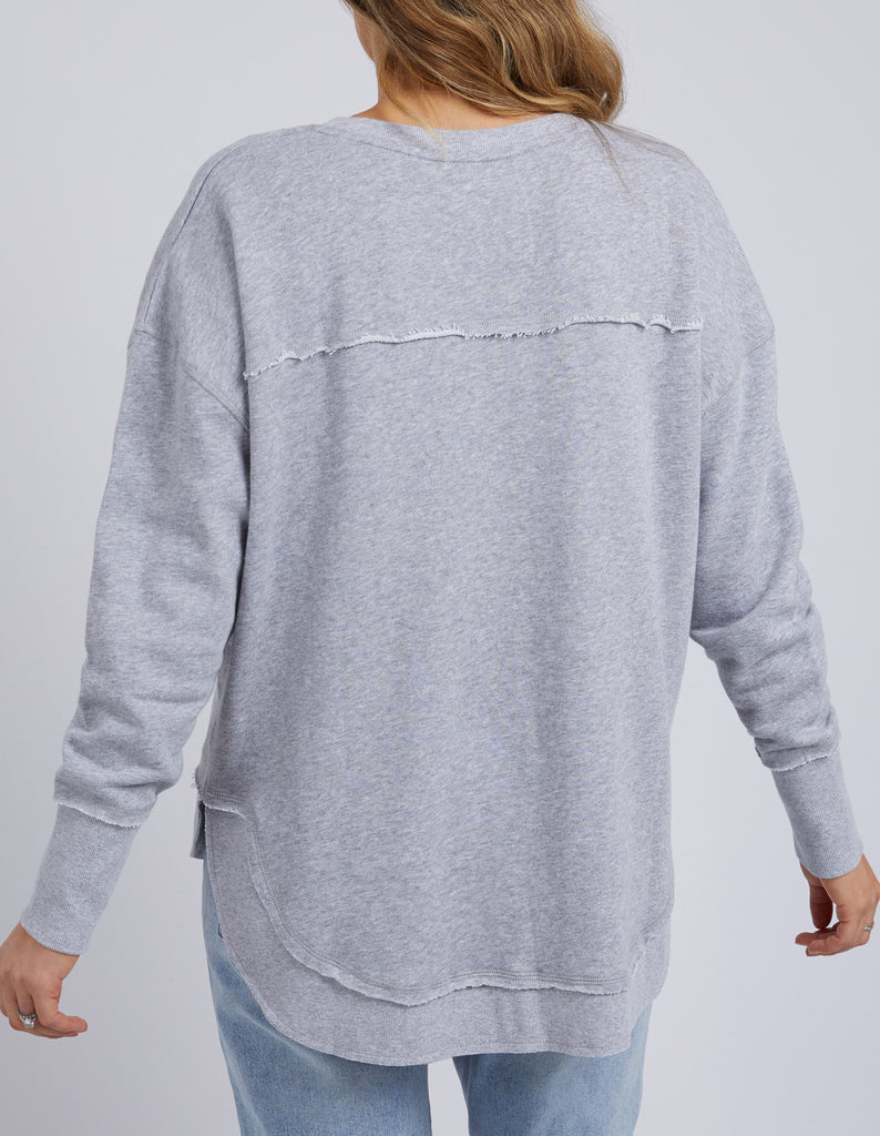 Simplified Crew Grey Marle | Buy Online | Foxwood Clothing