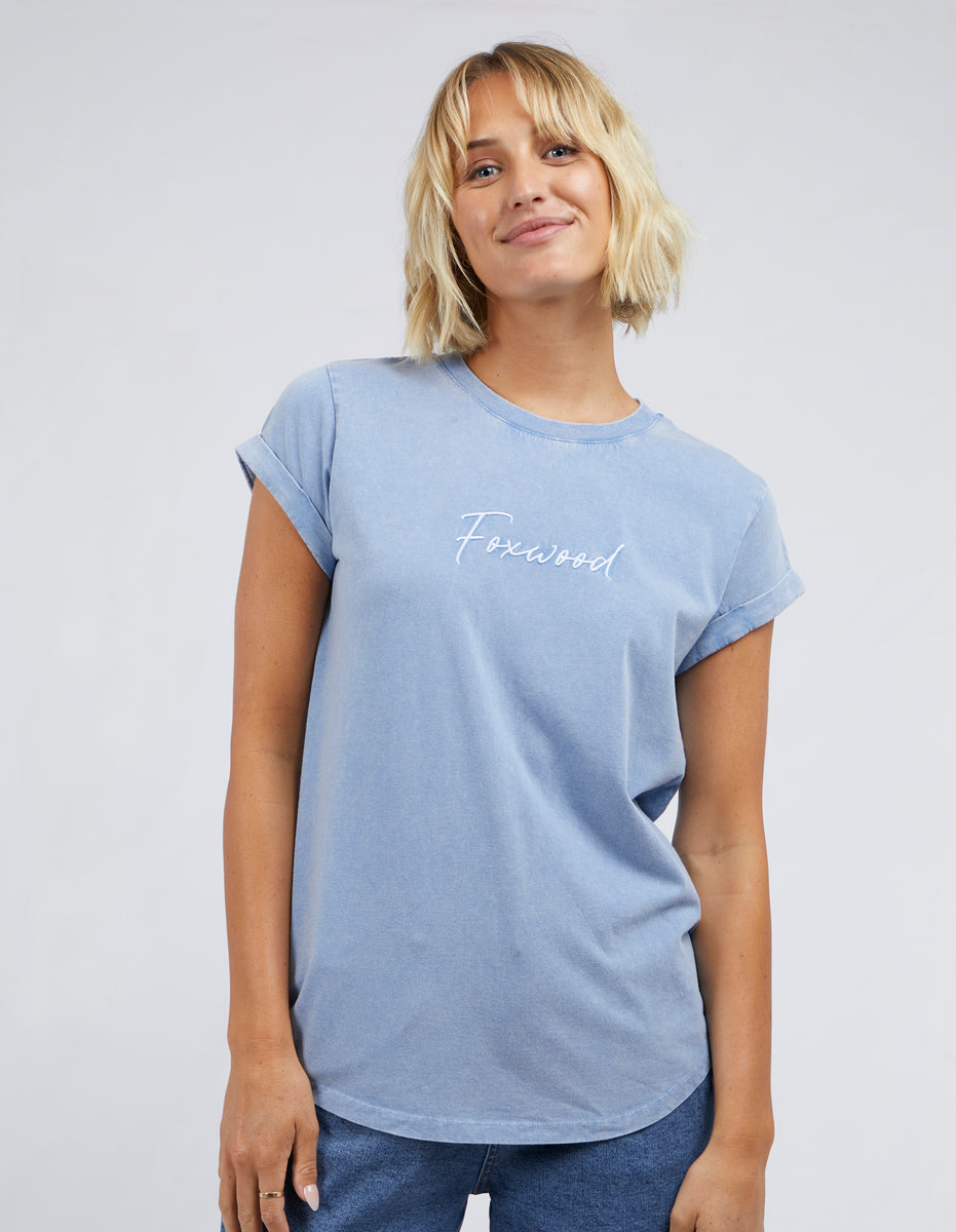 Signature Tee Light Blue | Buy Online | Foxwood Clothing